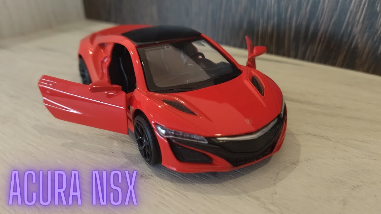 DIECAST ACURA NSX SCALE 1:34 !!! - YouTube