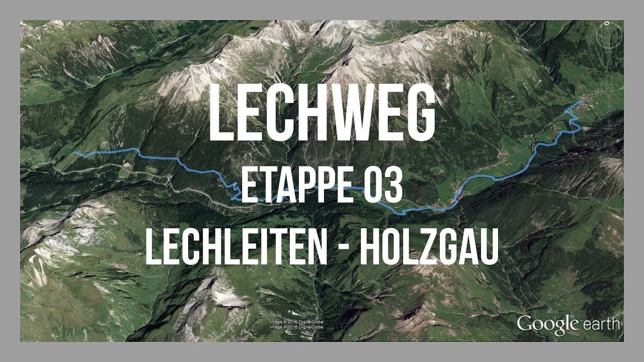 Wanderung Lechweg - Etappe 3: Lechleiten - Holzgau • Lechtal • Karte