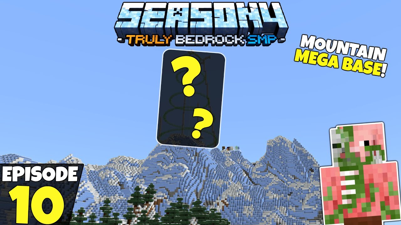 Truly Bedrock S4 Ep 10! MEGA BASE BEGINNING! Minecraft Bedrock Survival ...