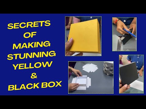 Crafting a Stunning Yellow and Black Box: A Step-by-Step Guide # ...