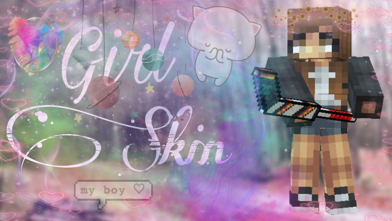 || Pixel Gun 3D - Cute Girl Skin ||~Free To Copy~|| - YouTube