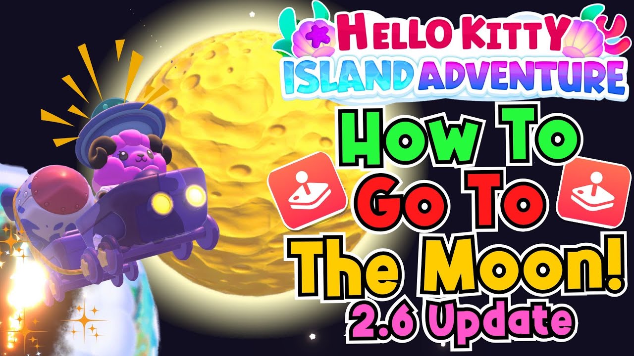 🌕🚀Exploring the Secret Moon Area in Hello Kitty Island Adventure! - YouTube
