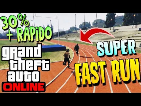 GTA V SUPER FAST RUN CUENTA HACKEADA CON 30% MAS VELOCIDAD!! - YouTube