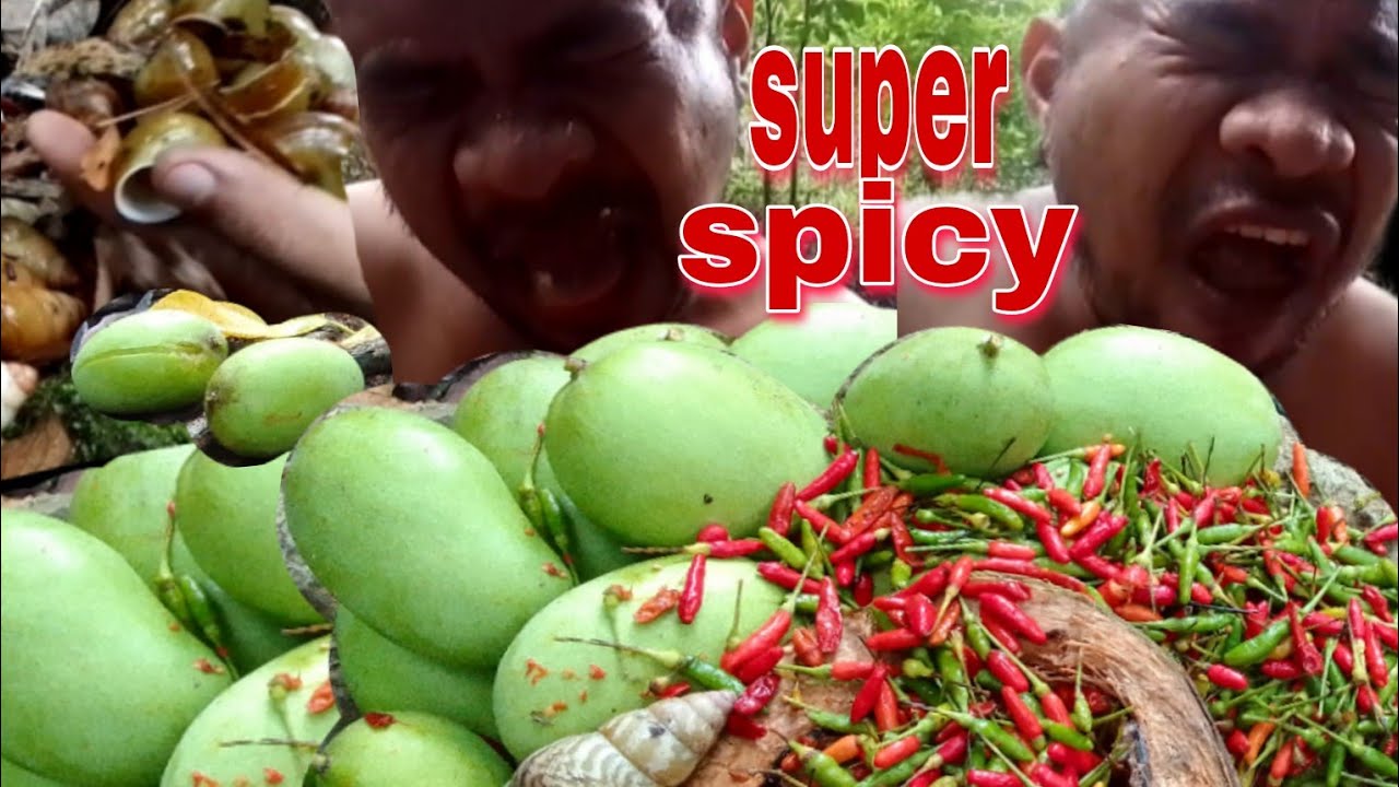 Primitive technology|survival food anywhere|mukbang super spicy|new ...
