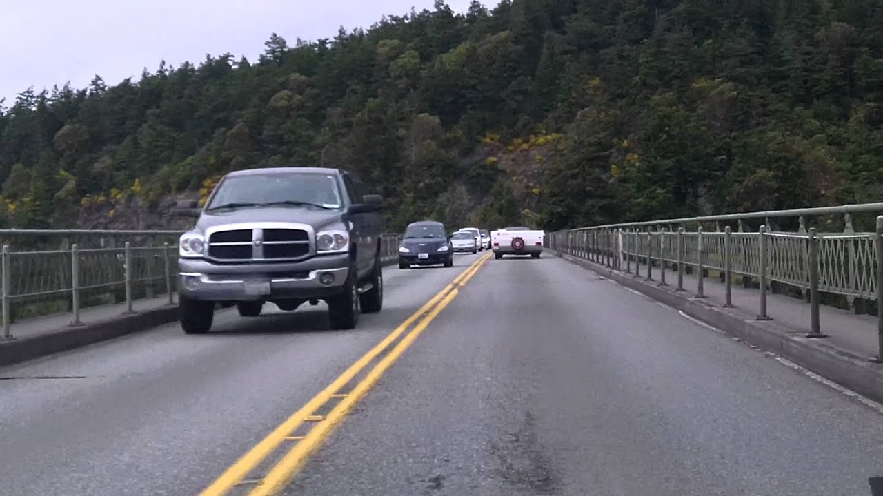 Drive Over Deception Pass Bridge - YouTube