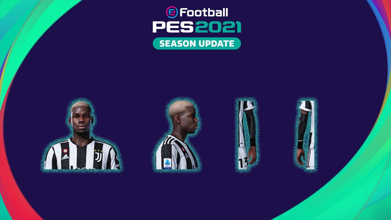 Pogba Face Vol: 4 Compatível com todos Patchs - Pes2021 - YouTube