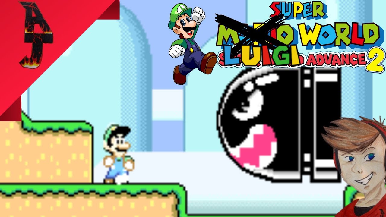 Can I beat Mario World with Luigi Physics in SUPER LUIGI WORLD! (GBA ...