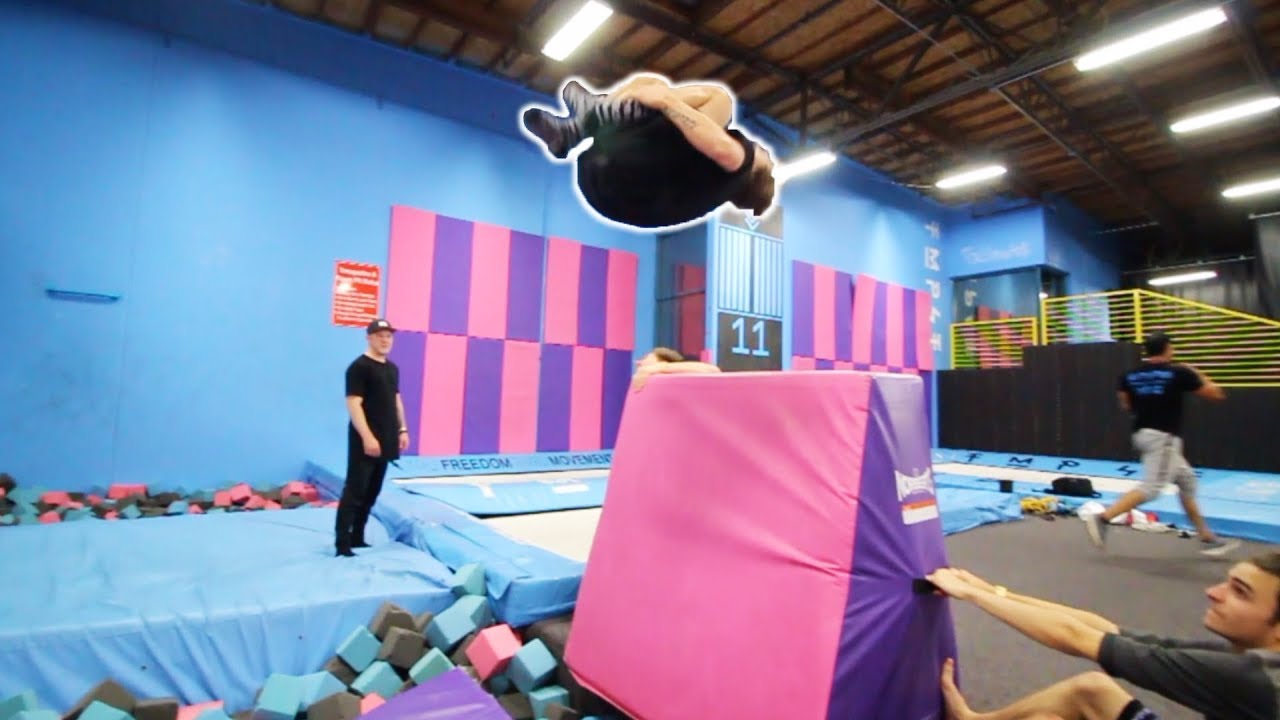 FIRST TIME TRYING THIS TRICK! (RISKY FLIPS) - YouTube