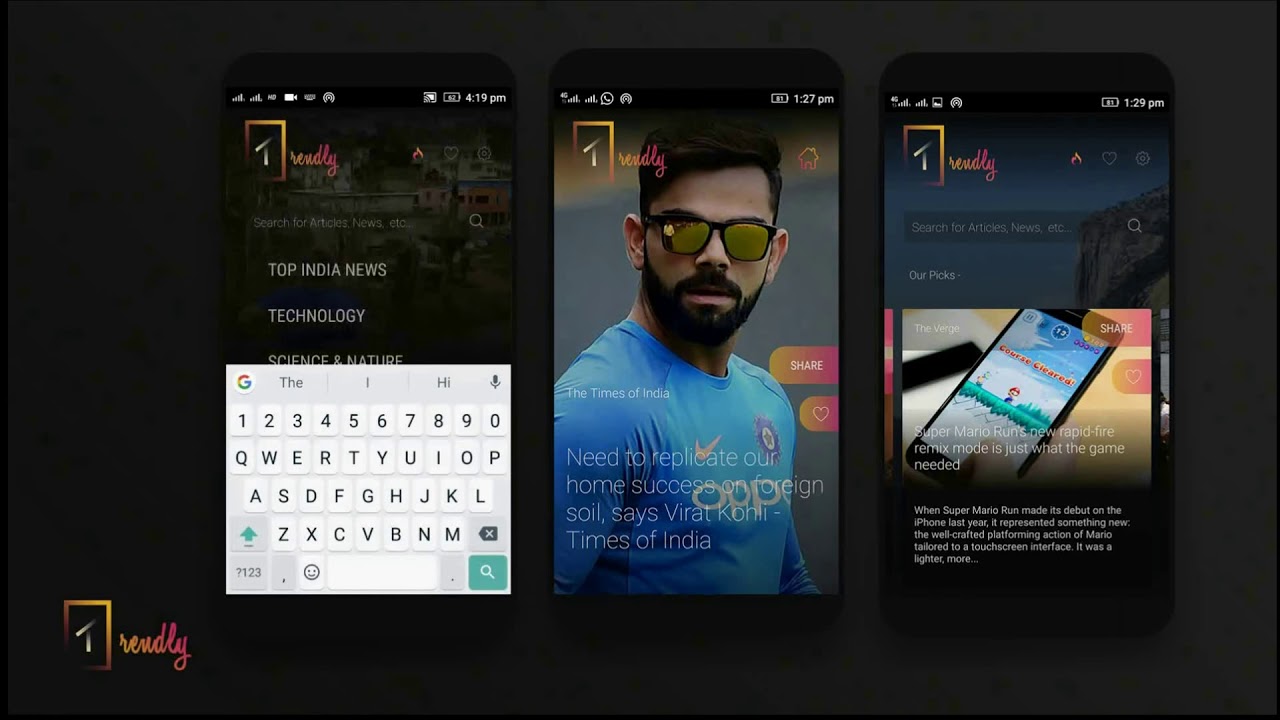 Trendly : News, Articles, Everything - YouTube