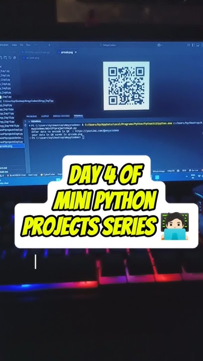 QR Code Generator in Python 🔥 | Build This Fun Project! | Mini Project ...