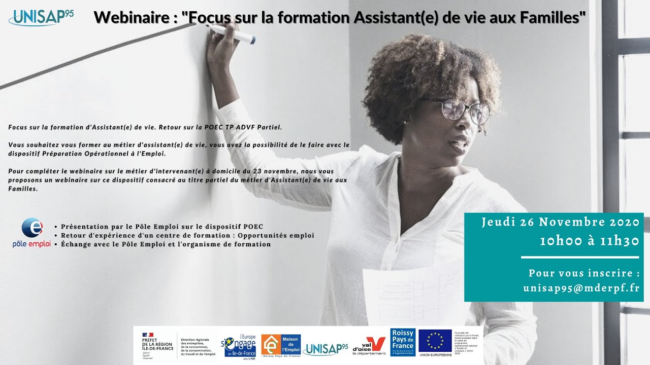 Webinaire focus sur la formation ADVF - YouTube