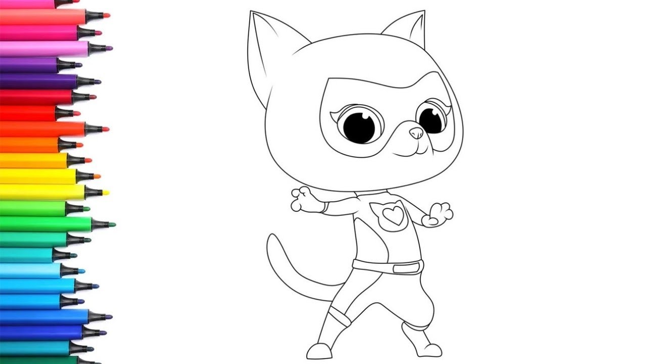 How to Draw Superkitties (Easy Step by Step) - YouTube