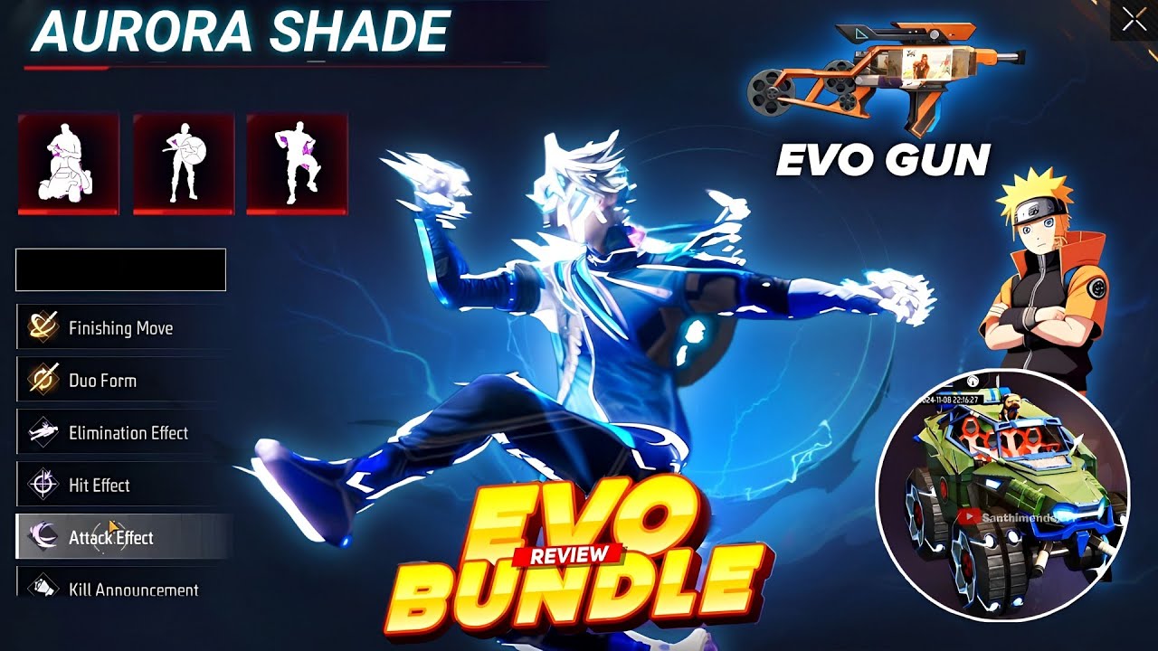NEW EVO BUNDLE IN FREE FIRE l FREE FIRE NEW EVENT l FF NEW EVENT l OB47 ...