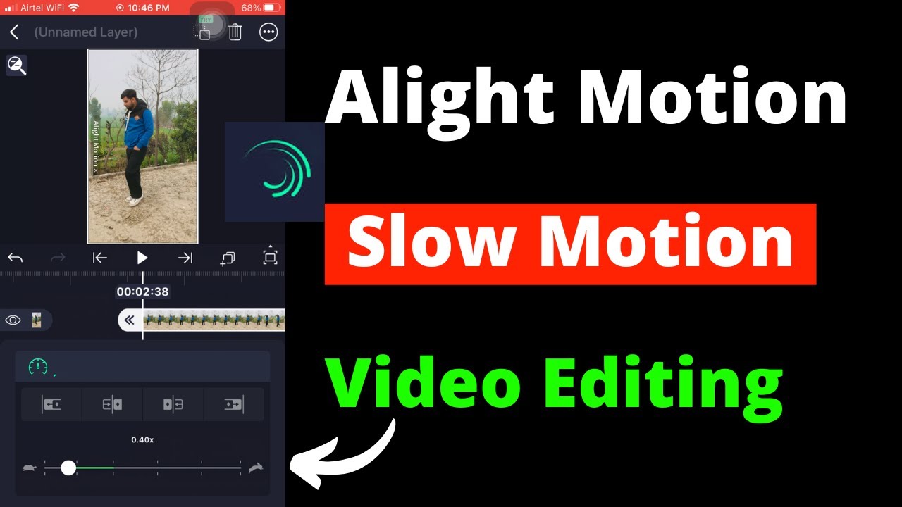 Alight Motion slow motion video editing | How to make Slow Motion video | Alight motion tutorial ...