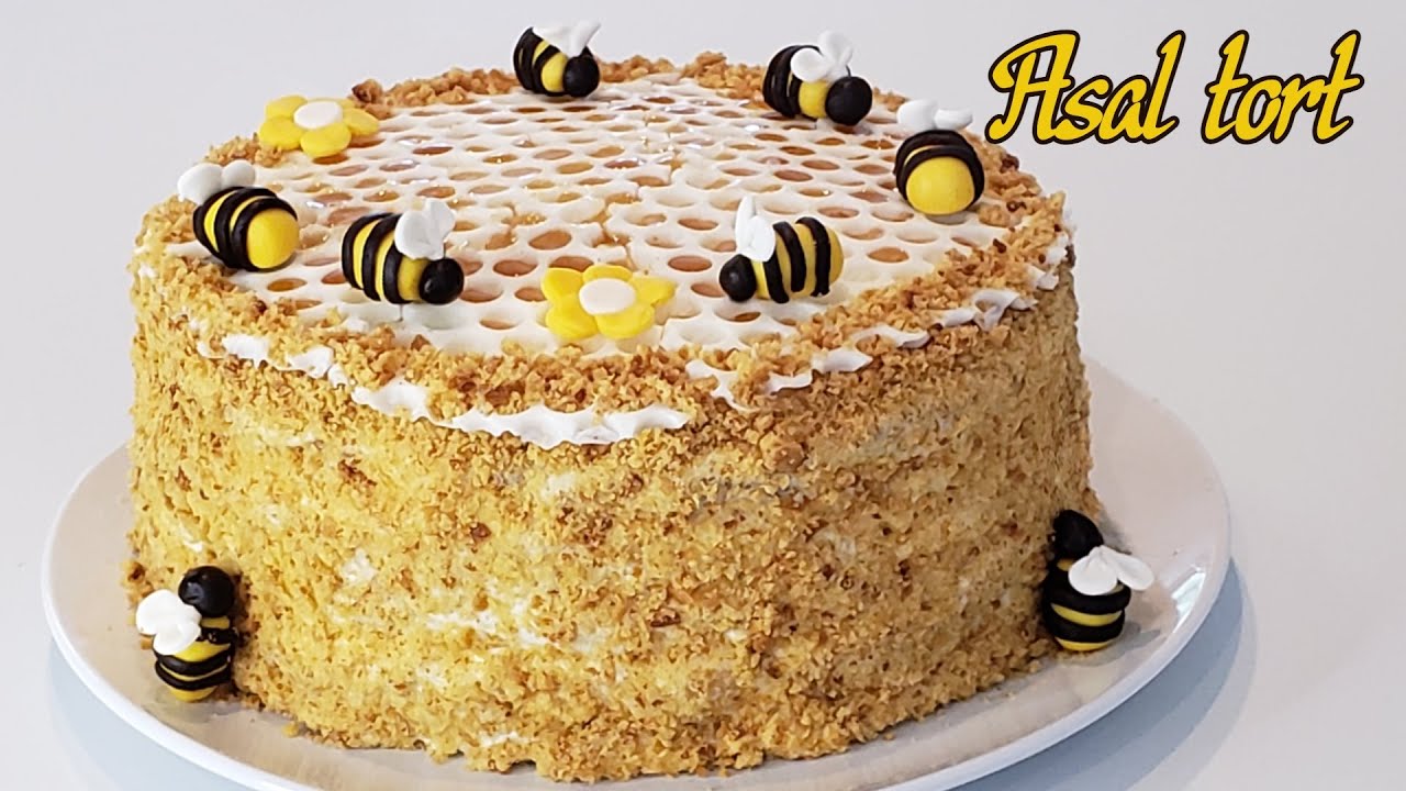 Asal tort tayyorlash🍯🐝 | Yummy Kitchen Uz - YouTube