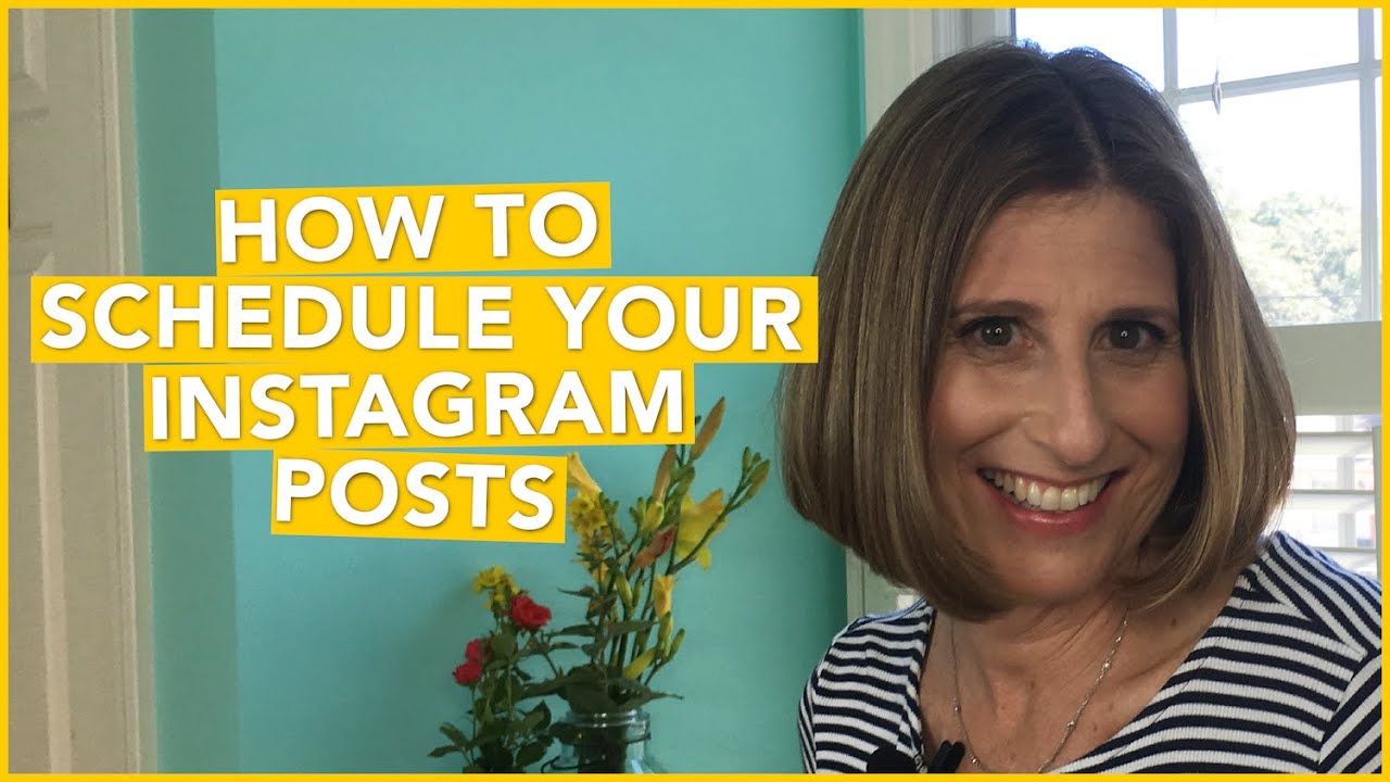 How To Schedule Your Instagram Posts - YouTube