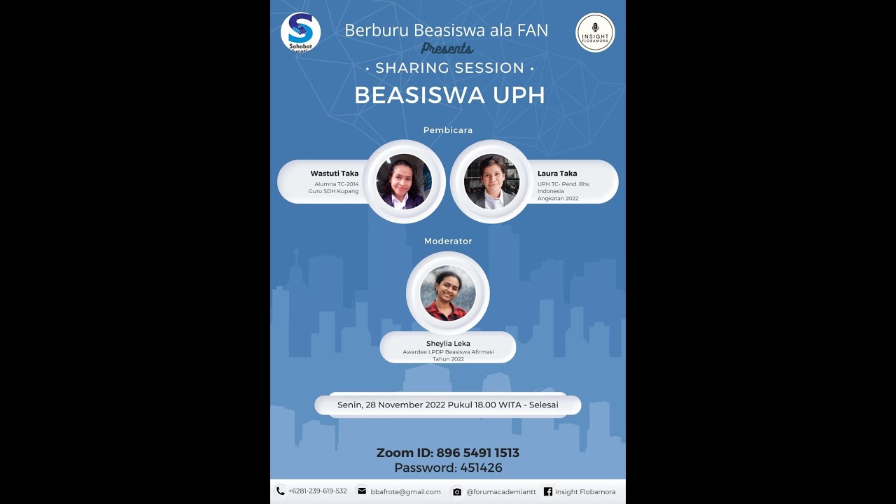 Sharing session beasiswa S1 UPH (Universitas Pelita Harapan) - YouTube