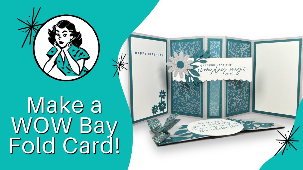 🔴 Bay Fold Card: The WOW Factor That Makes This Card Pop - YouTube