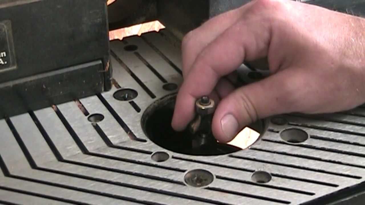 MM 7-21-11: Router bit tip, busted glass - YouTube