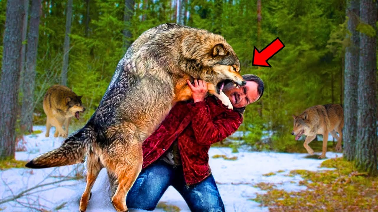 This story shocked the whole world A pack of wolves surrounded the ...
