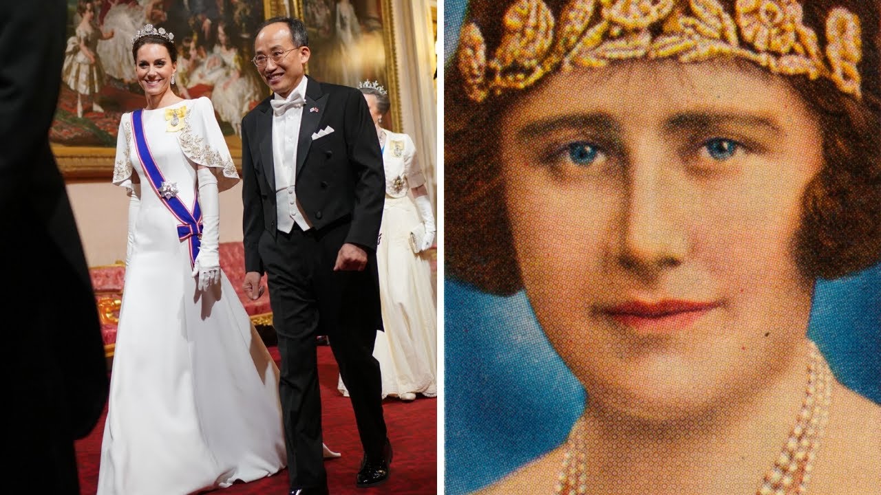 Royal Regalia: Kate Middleton's Strathmore Rose Tiara Stuns at State ...