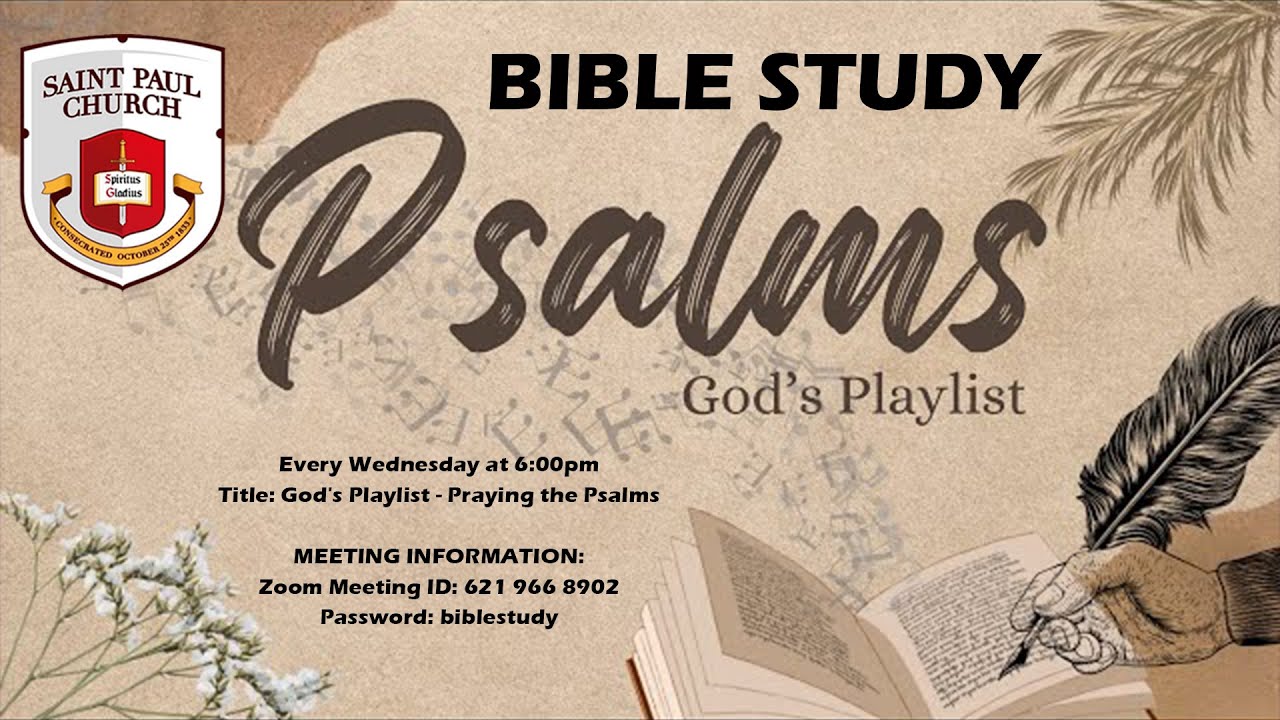 St. Paul Bible Study 2024 - Week 3 - God's Playlist - Praying the ...