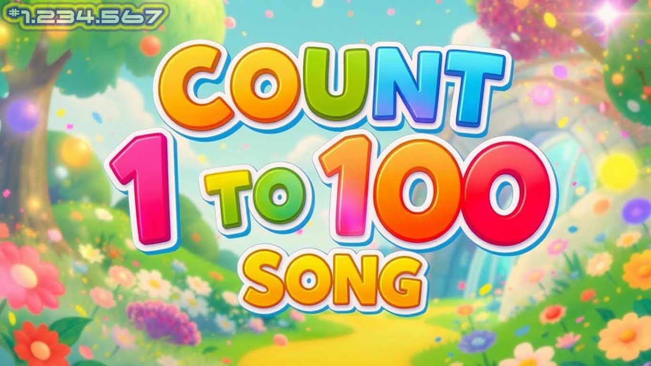 1 to 100 counting for kids | Numbers Song 1-100 | Counting from 1 to ...