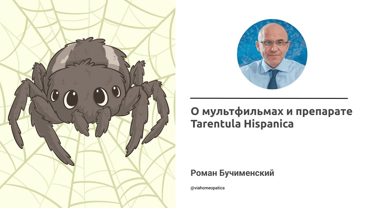 О мультфильмах и препарате Tarentula Hispanica. Роман Бучименский - YouTube