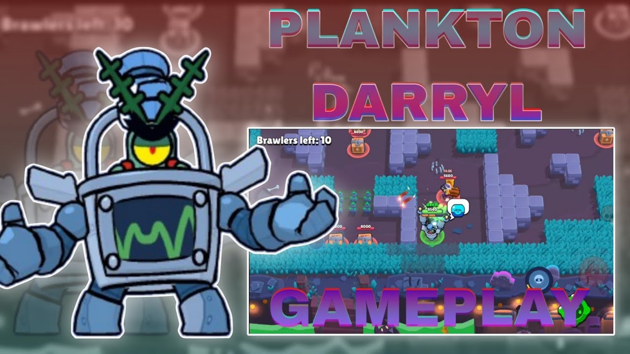 Solo Showdown With Plankton Darryl #brawlstars #soloshowdown #brawlstar ...