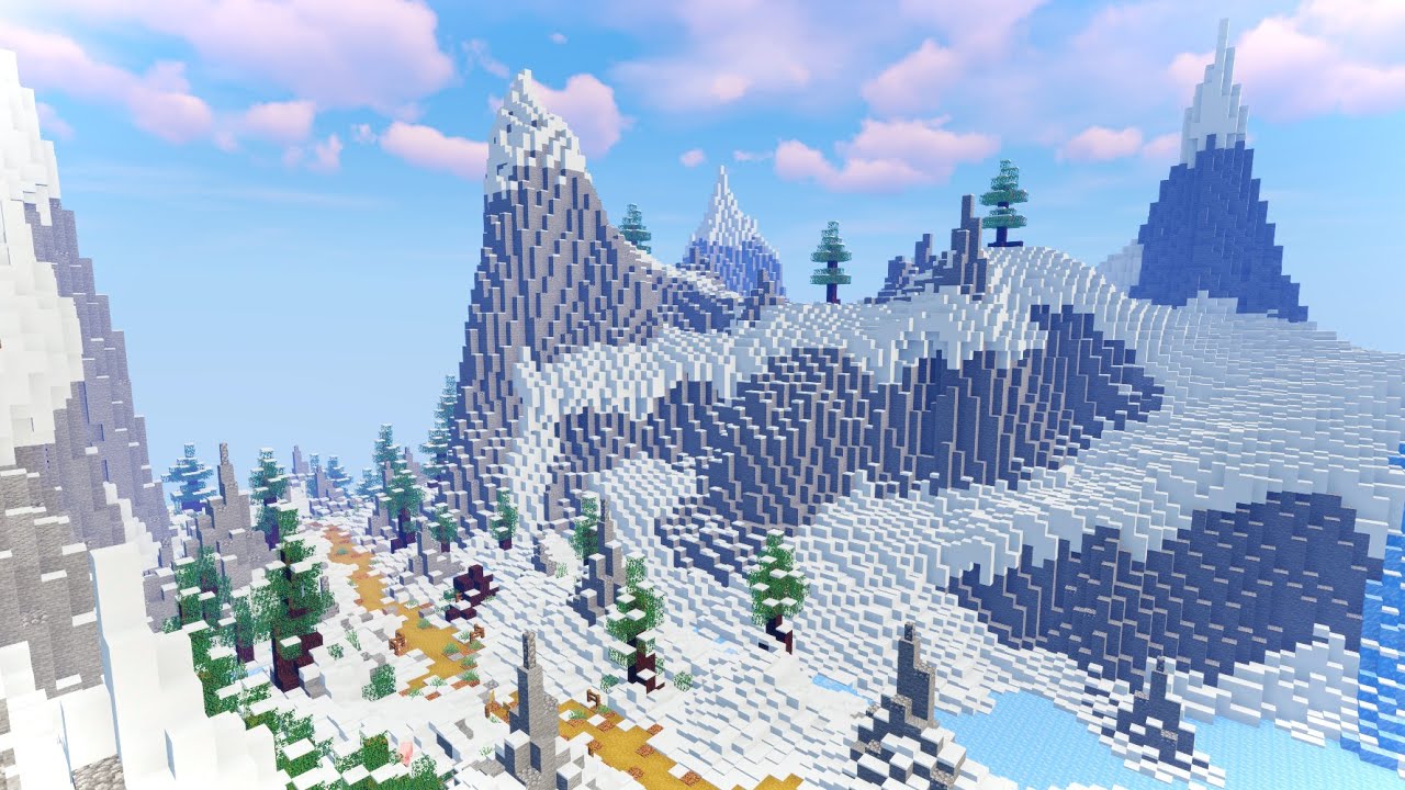 Building SNOWDIN from Undertale in Minecraft!!! - YouTube