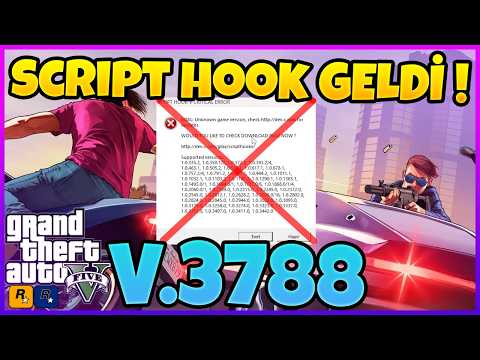 GÜNCELLEME GELDİ ! v3788 SCRIPT HOOK KOLAY KURULUM SCRIPT HOOK GUNCELLEME SCRIPTHOOK CRITICAL ERROR