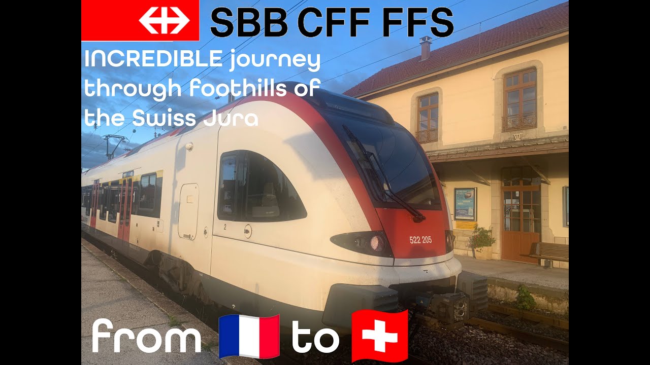 Cross-border Jura Train Ride from France to Switzerland - YouTube