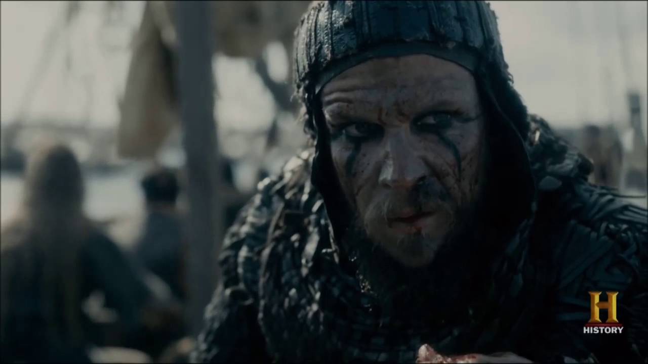 Vikings S04 E10 Francs celebrate and vikings go back defeated - YouTube