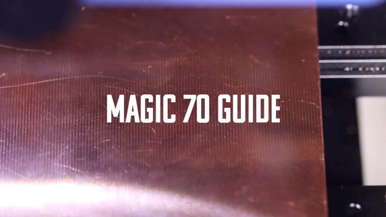 Magic 70 Engraver | Quick Guide - YouTube
