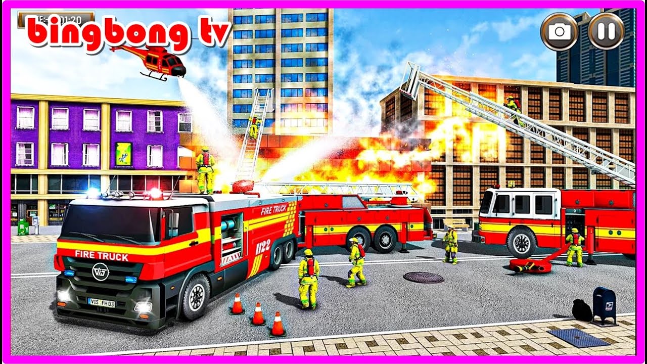 Firefighter Truck Driving Simulator - Fire Truck Driver Rescue 3D ...