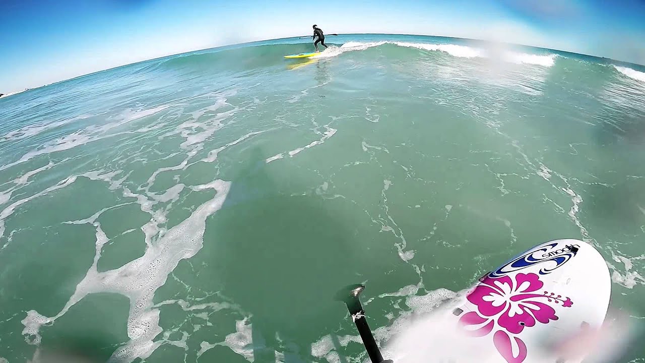 SUP Surf Miami Beach - YouTube