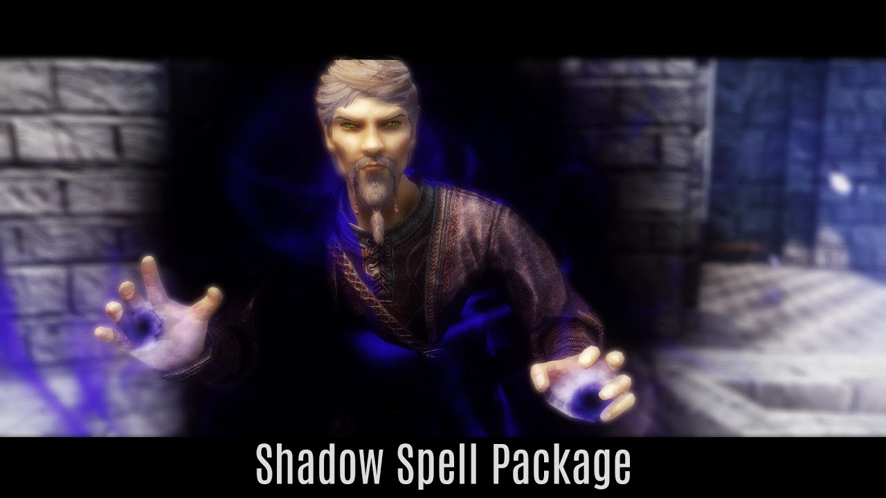 BECAME A SHADOWS MASTER! Skyrim Mods - Shadow Spell Package - YouTube