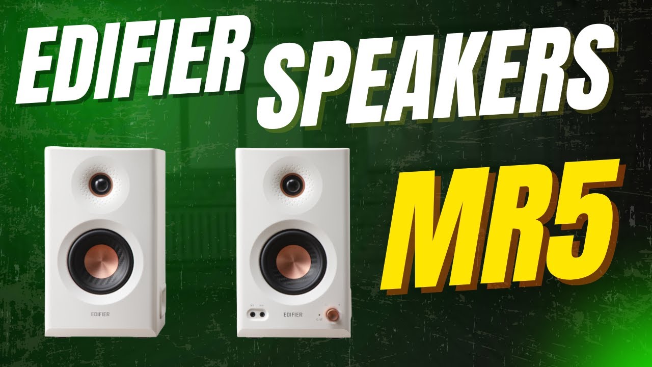 Edifier MR5 Speakers - Unboxing & Setup - YouTube