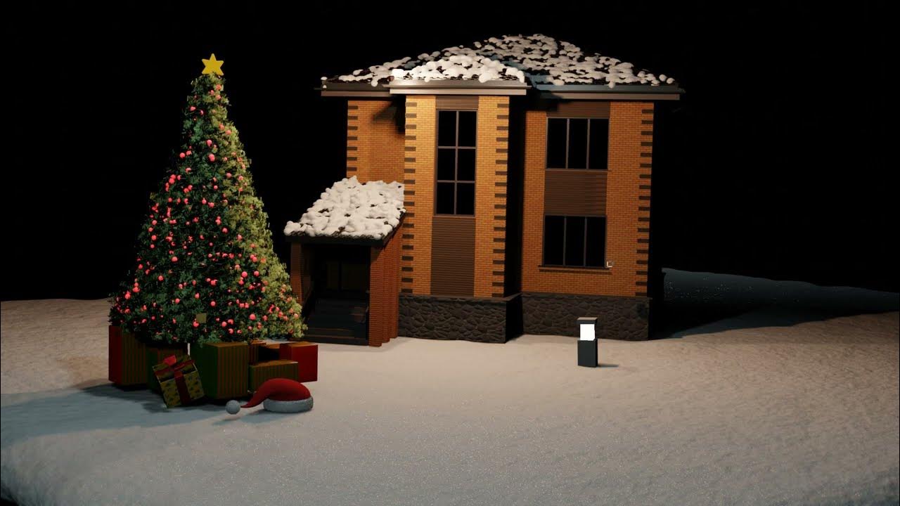 Christmas tree. Animation - YouTube
