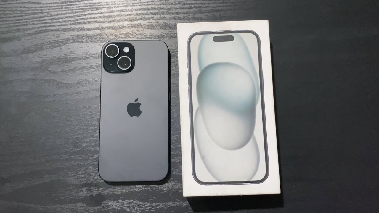 Iphone 15 Unboxing Asmr🖤 Youtube