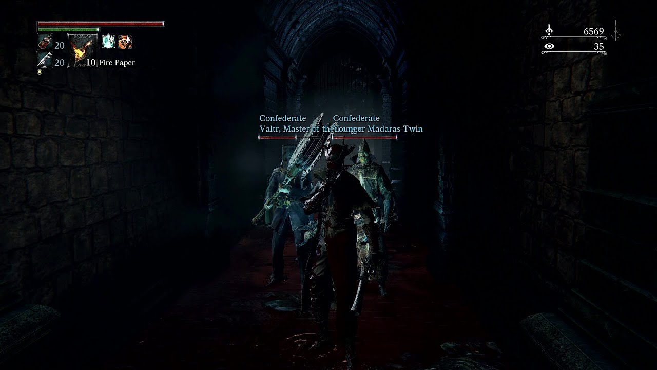 Bloodborne - Ludwig Fight with 2 NPC Summons (Valtr OP) - YouTube