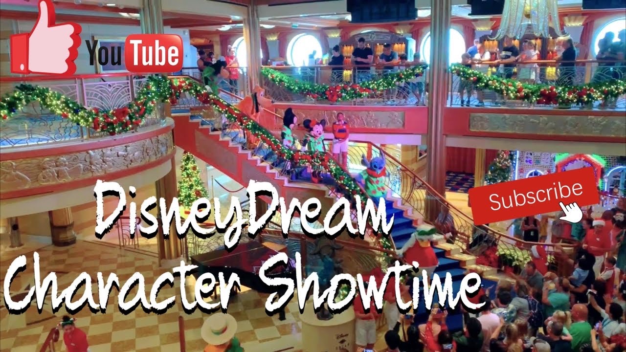 Disney Dream Characters showtime #DisneyDream #Cruiseship # ...