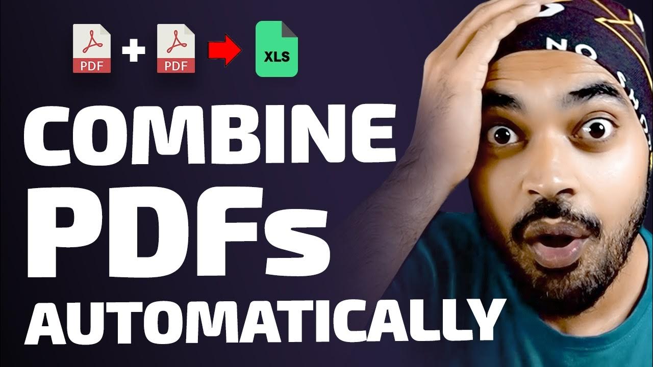 Combine data from Multiple PDFs with inconsistent Column Names! - YouTube