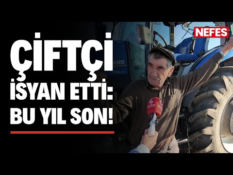 Yozgatlı çiftçi isyan etti: “Bu yıl son!\