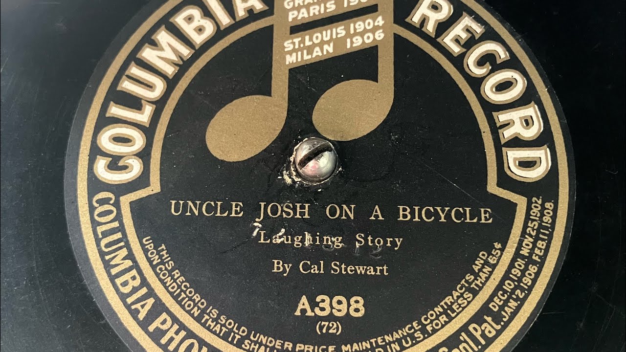 Uncle Josh On A Bicycle Cal Stewart - YouTube