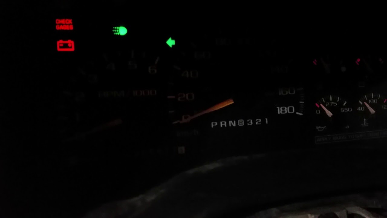 1997 obs chevy turn signal wiring issue - YouTube
