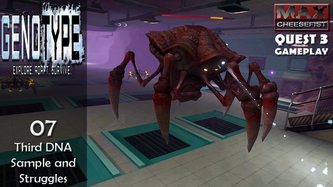 GENOTYPE // 07: Third DNA Sample and Struggles // QUEST 3 Gameplay ...