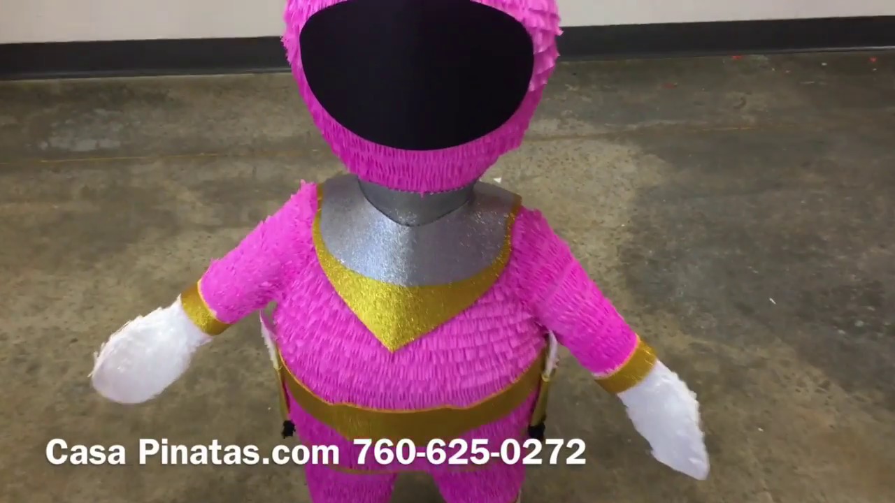 Power Ranger Pinata Birthday Pinatas - YouTube