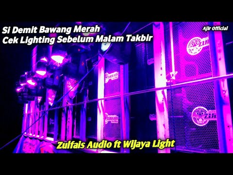 Seusai Battle SUMBERSEWU, Sound Demit Zulfais Audio cek Lighting, Untuk Persiapan Malam Takbir ...