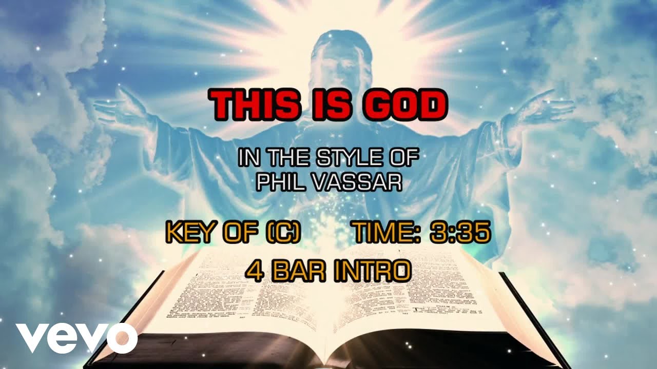 Phil Vassar - This Is God (Karaoke) - YouTube